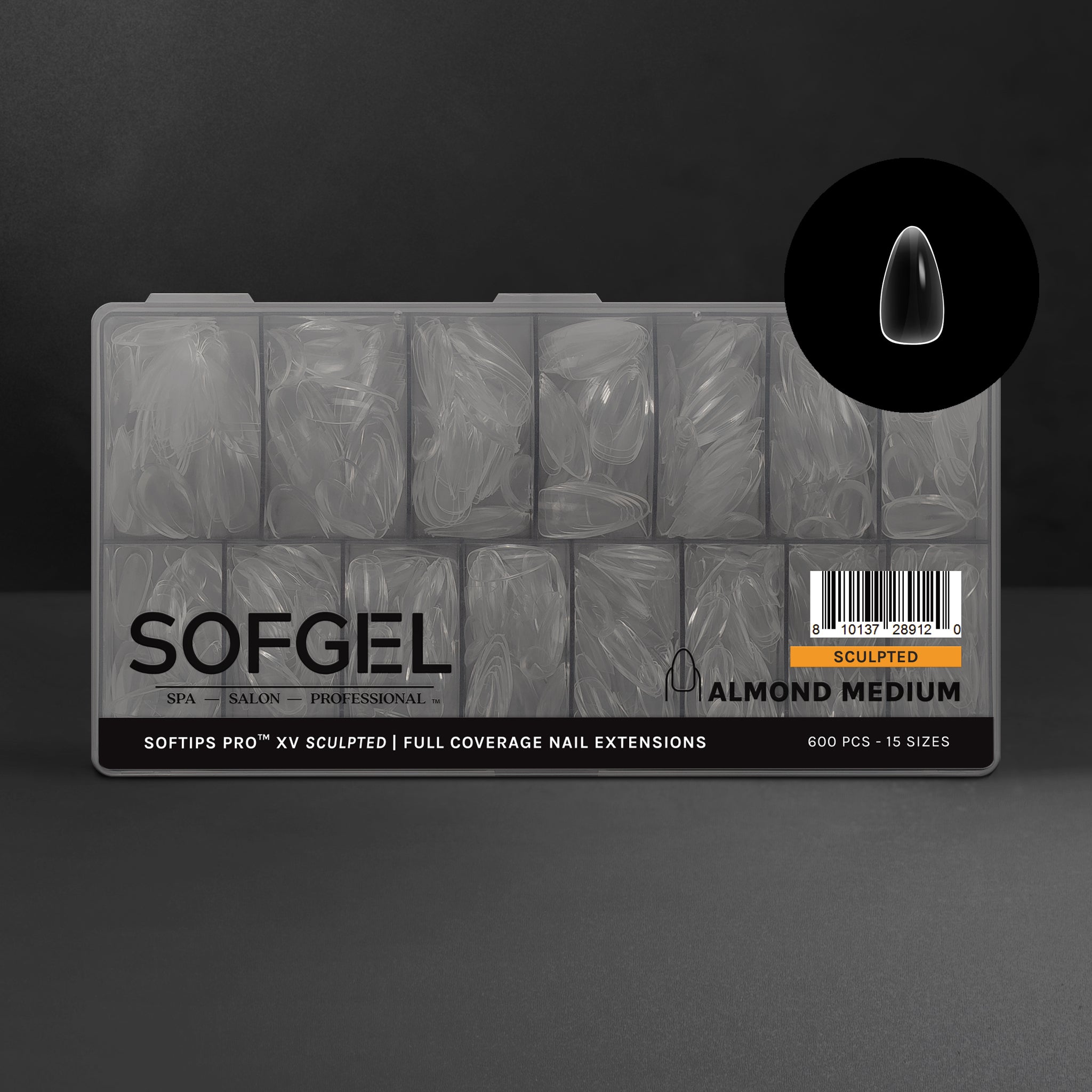 SOFTIPS PRO™ XV SCULPTED - ALMOND MEDIUM – SOFGEL