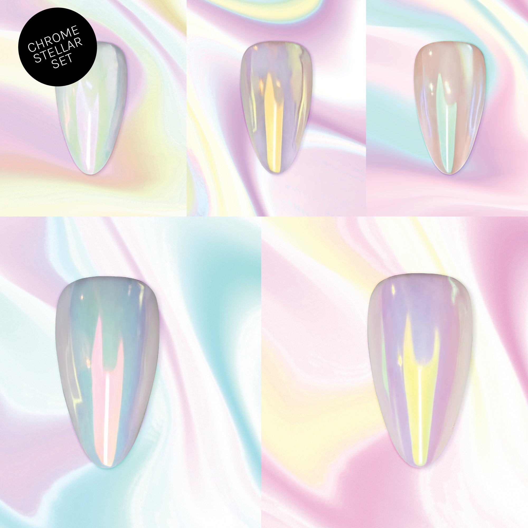 Chrome Stellar Set of 5 – SOFGEL