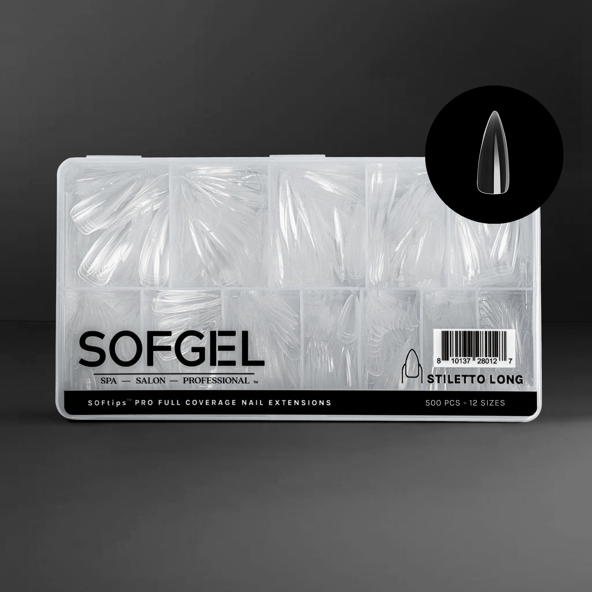SOFTIPS PRO™ XII - Standard Stiletto Long – SOFGEL