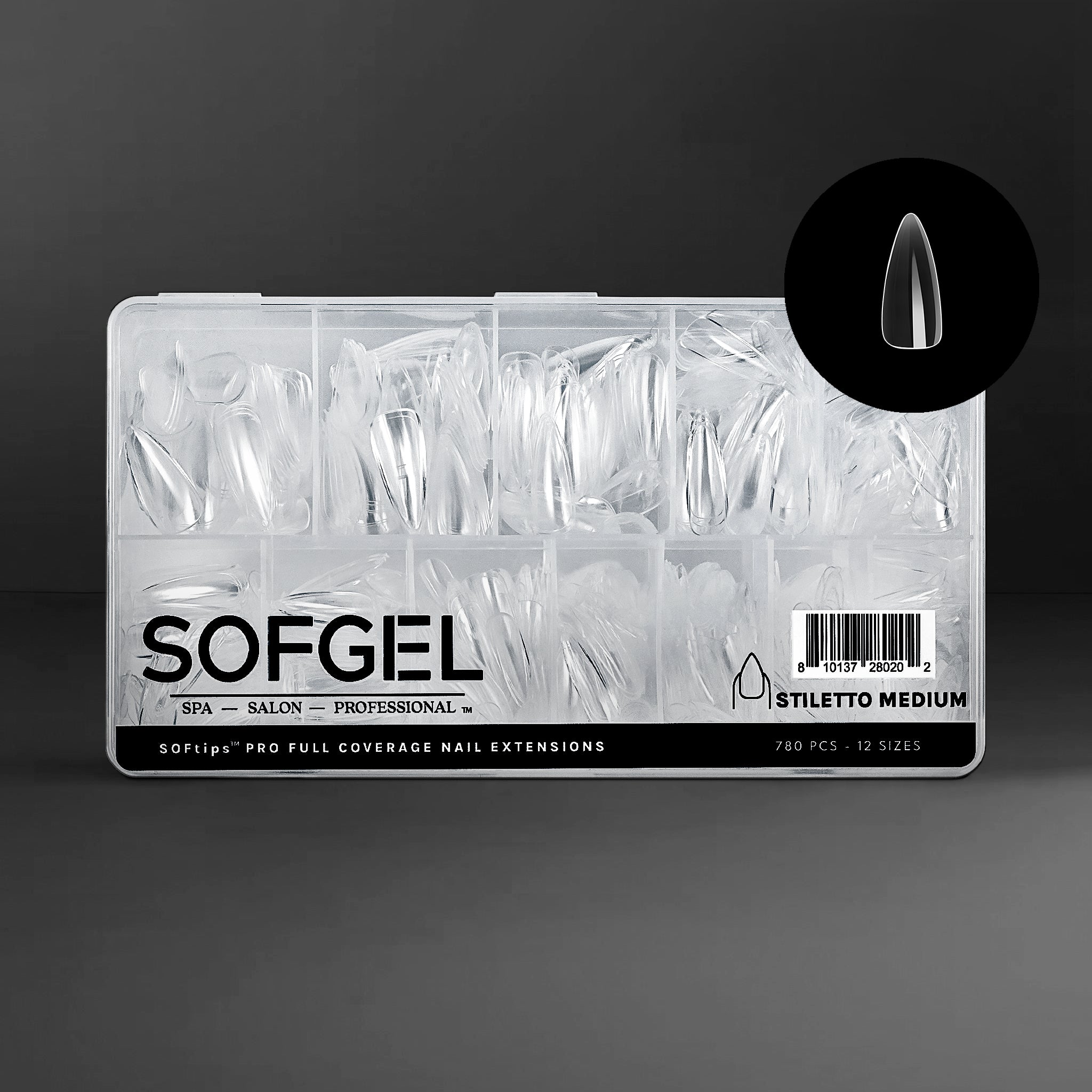 SOFTIPS PRO™ XII - Standard Stiletto Medium – SOFGEL