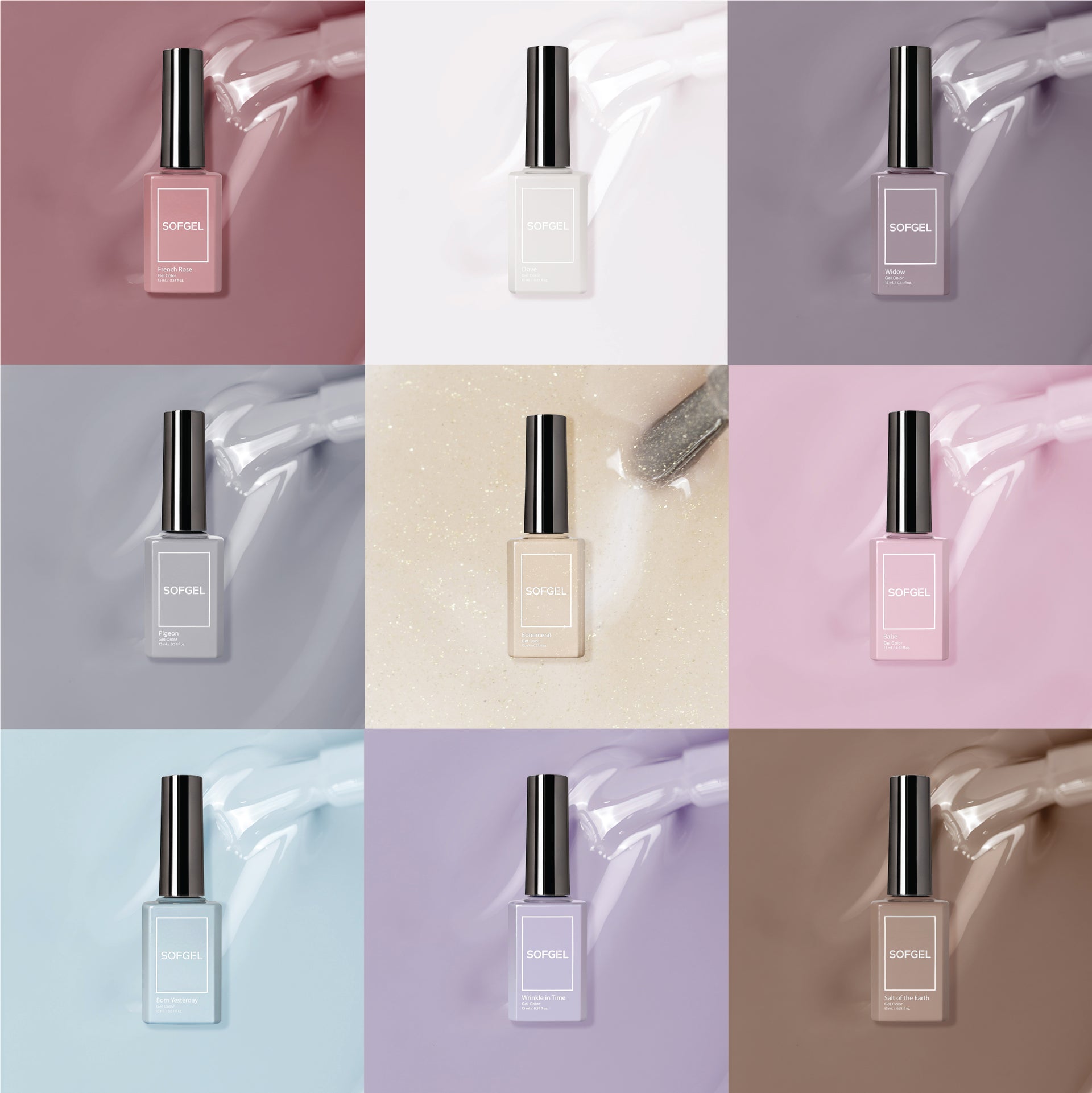 Draw Me Like One of Your French Girls - Set of 9 Gel Colors – SOFGEL