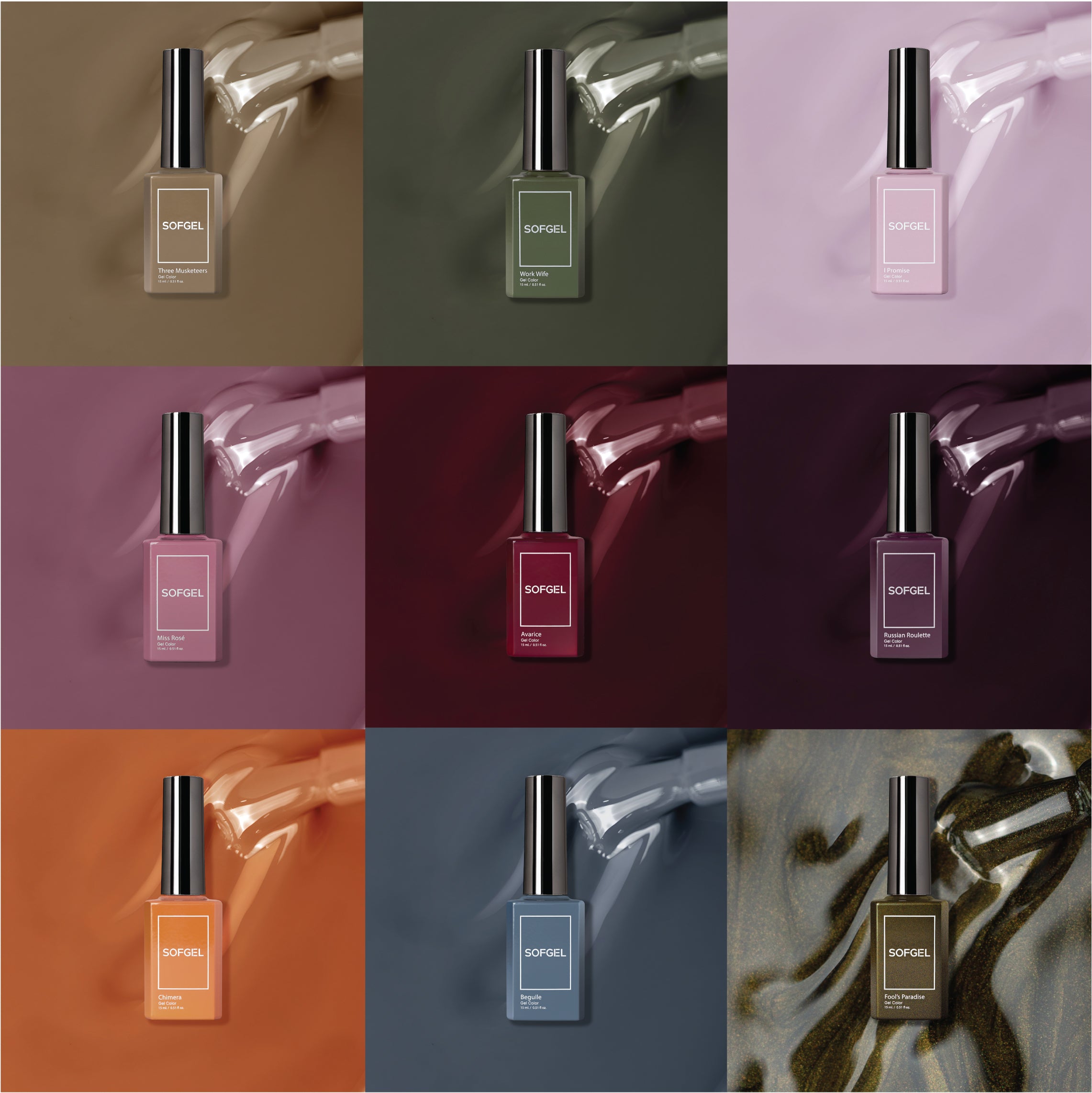 Promise Me You’ll Survive - Set of 9 Gel Colors – SOFGEL