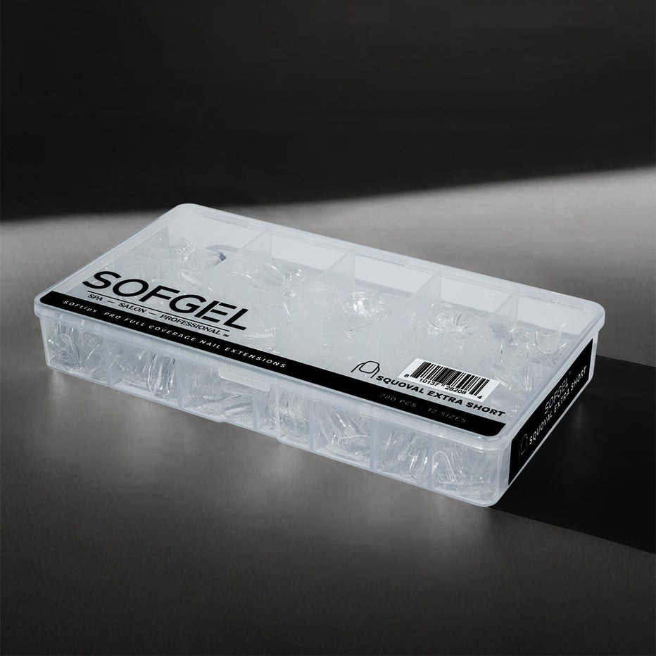 SOFTIPS PRO™ XII - Standard Squoval Extra Short – SOFGEL