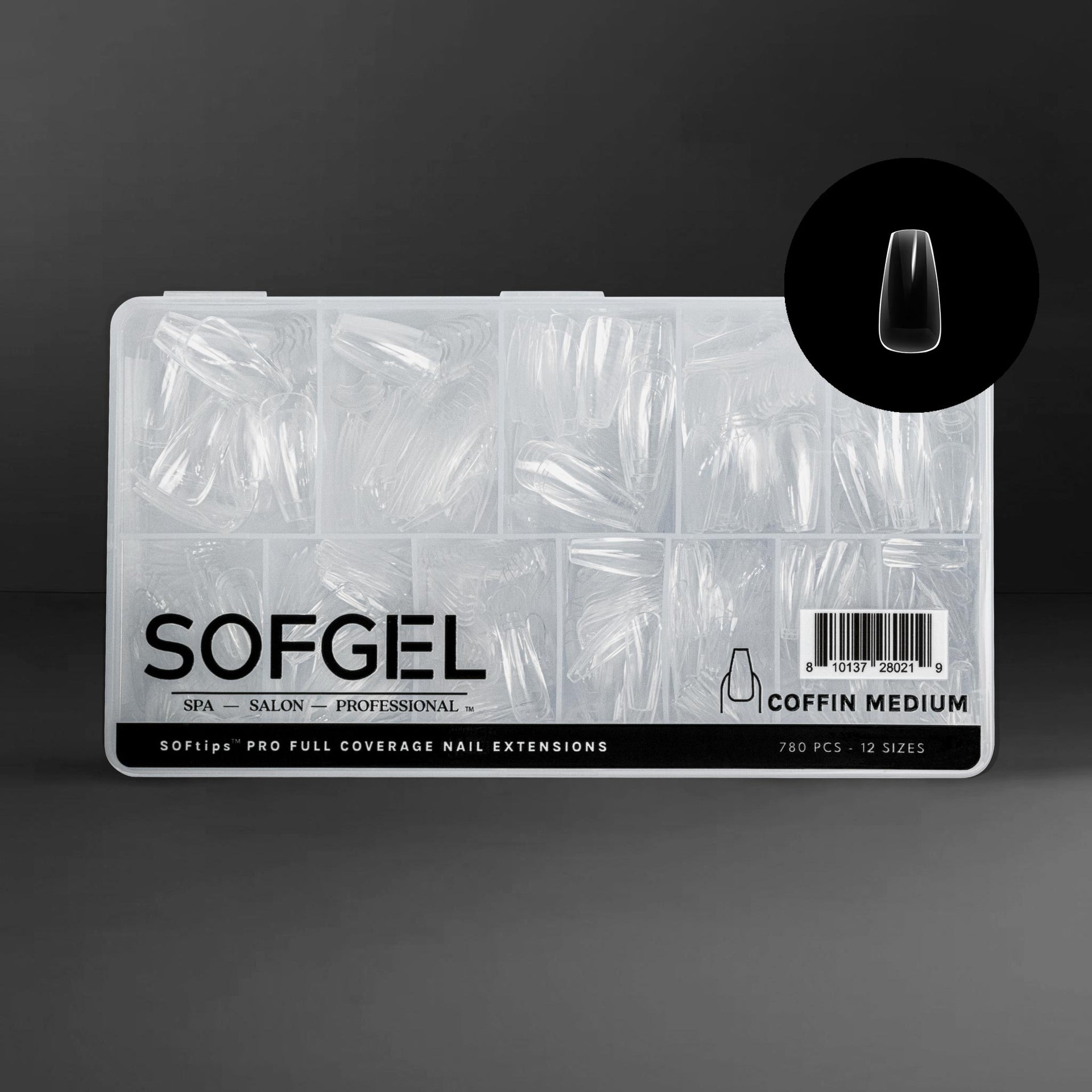 SOFTIPS PRO™ XII - Standard Coffin Medium – SOFGEL