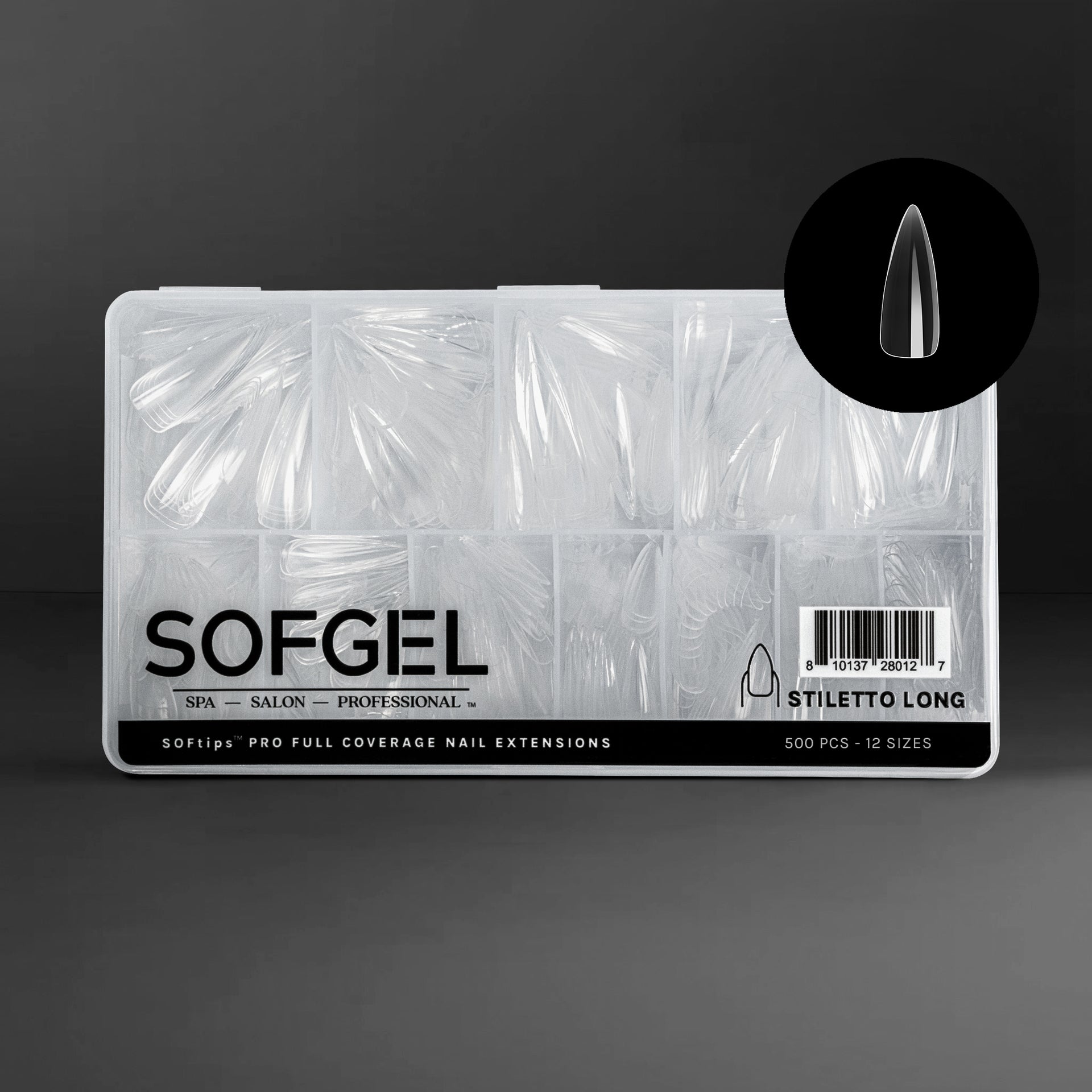 SOFTIPS PRO™ XII - Standard Stiletto Long – SOFGEL