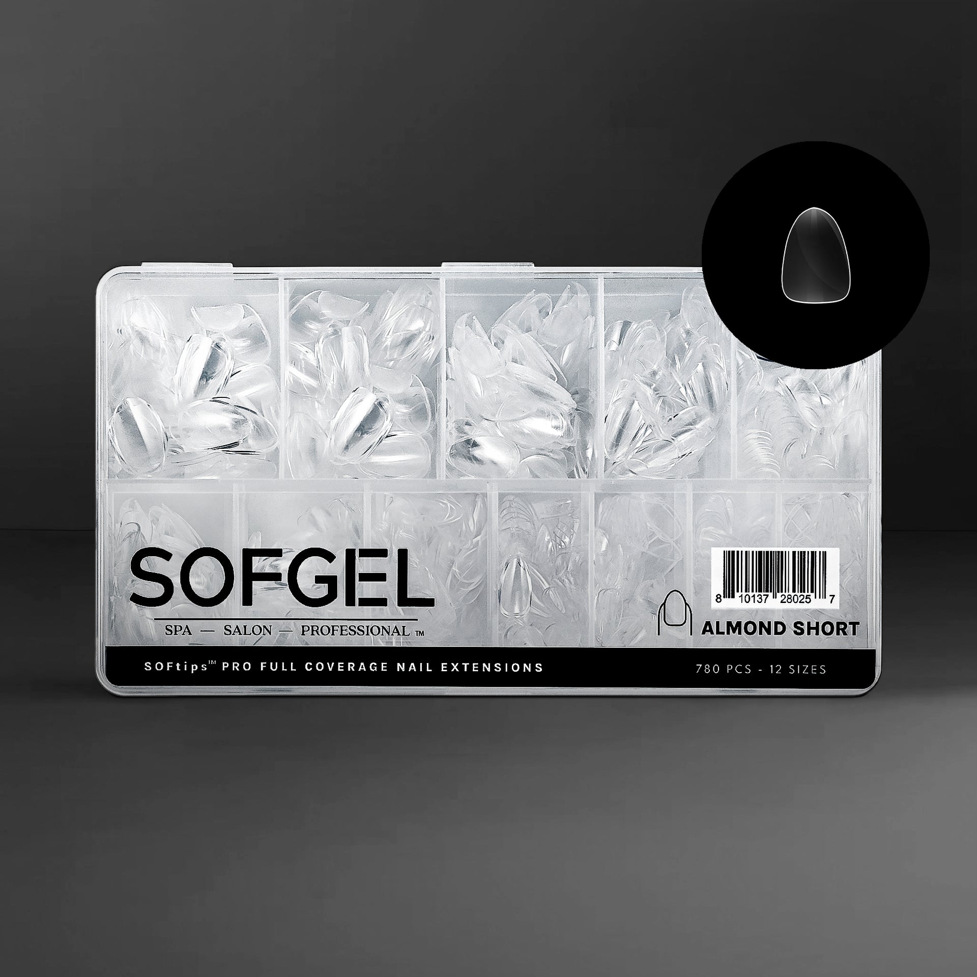 SOFTIPS PRO™ XII - Standard Almond Short – SOFGEL