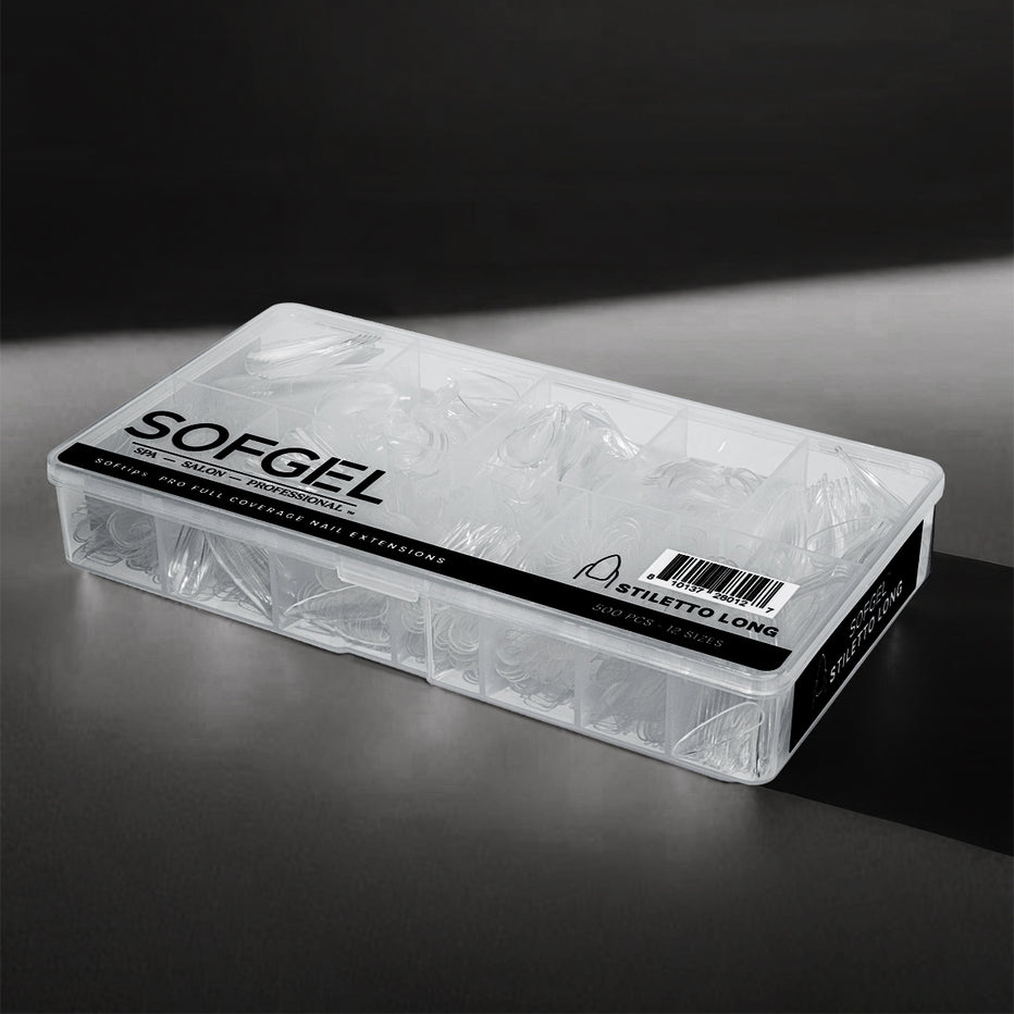 SOFTIPS PRO™ XII - Standard Stiletto Long – SOFGEL