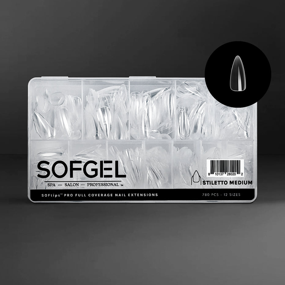 SOFTIPS PRO™ XII - Standard Stiletto Medium – SOFGEL