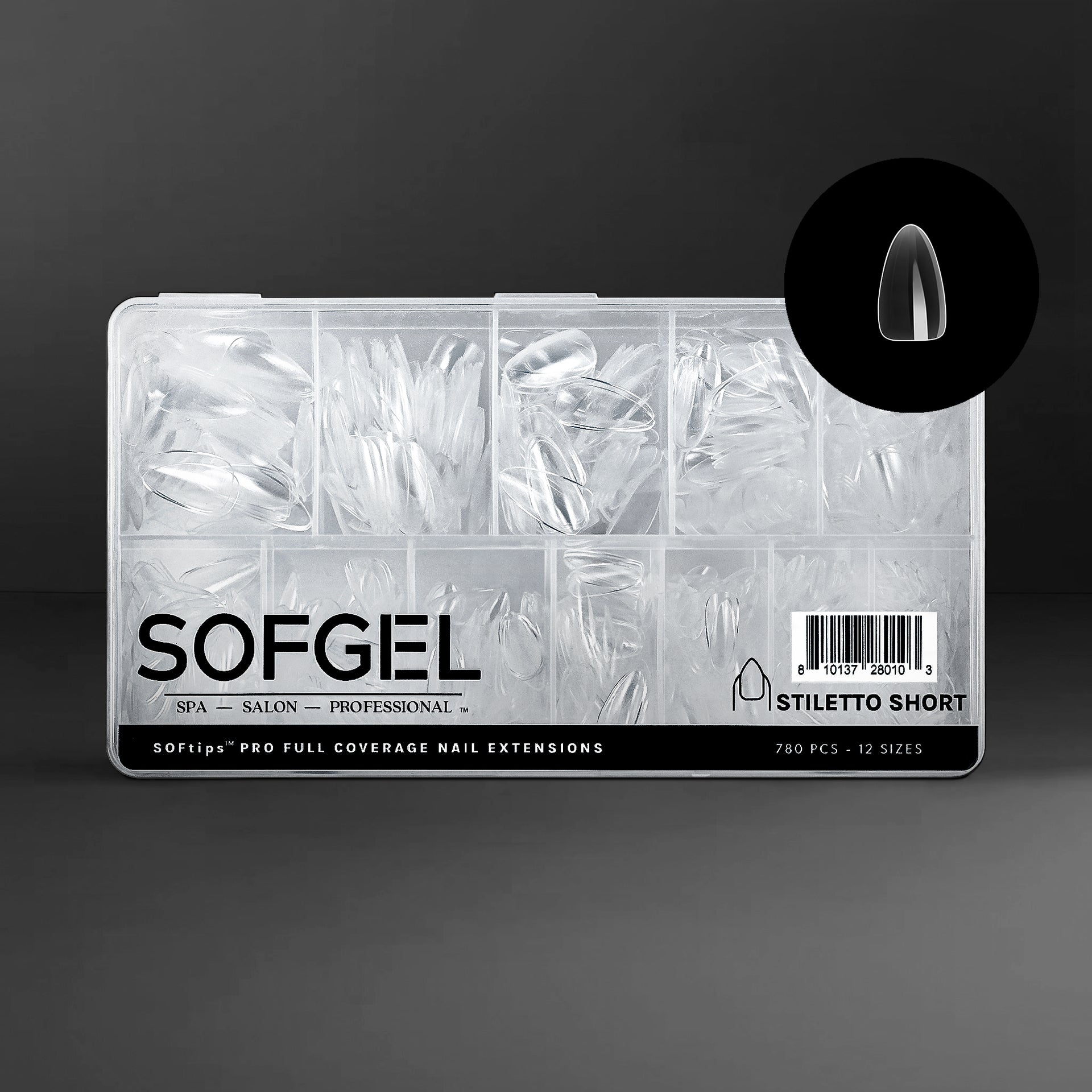 SOFTIPS PRO™ XII - Standard Stiletto Short – SOFGEL